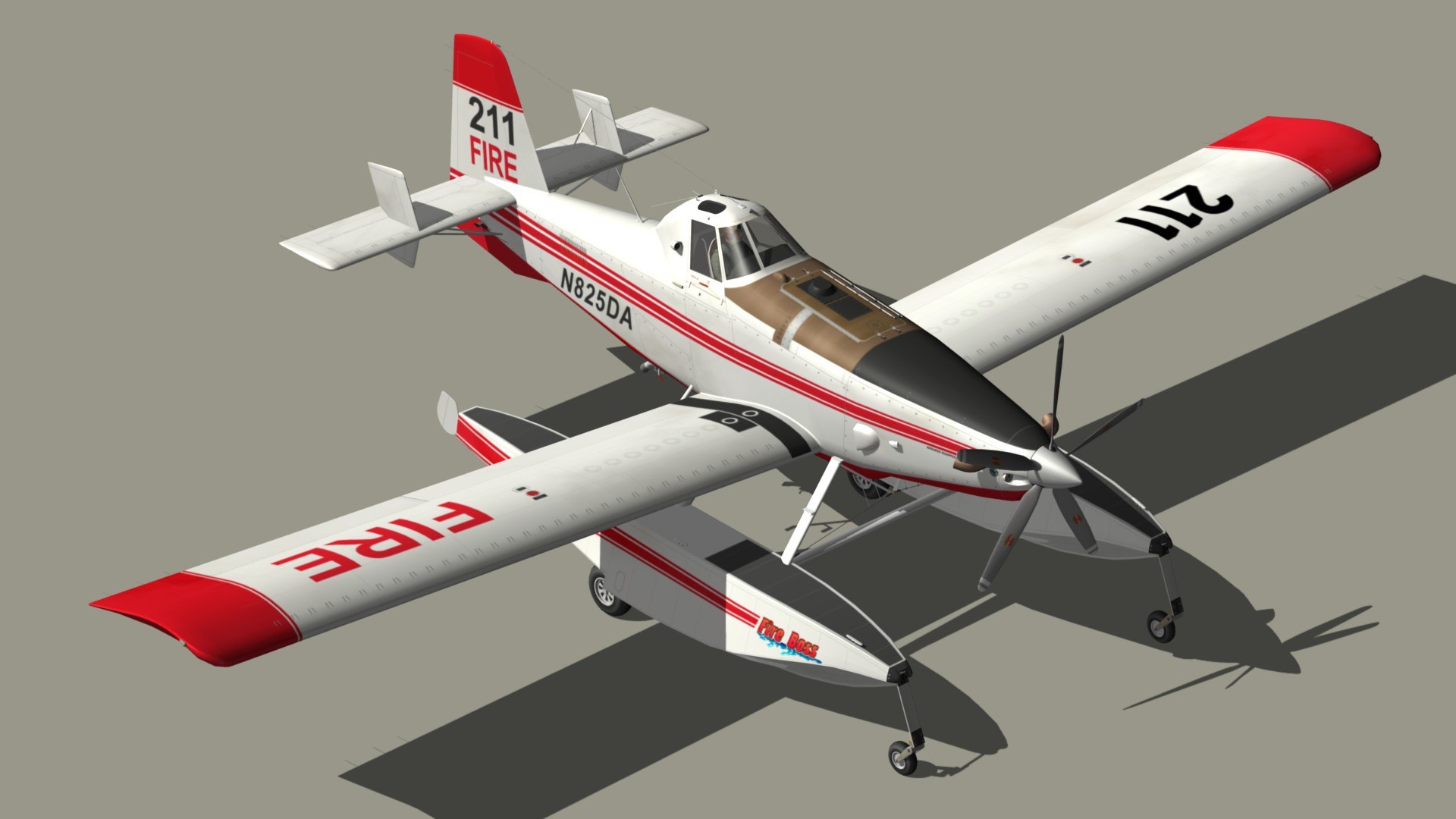 AT 802F Fire Boss 211 3D model - TurboSquid 1955928