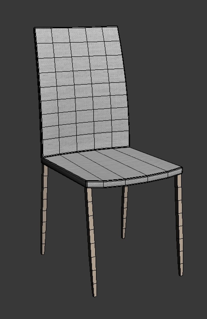 3d Model Wood Chair