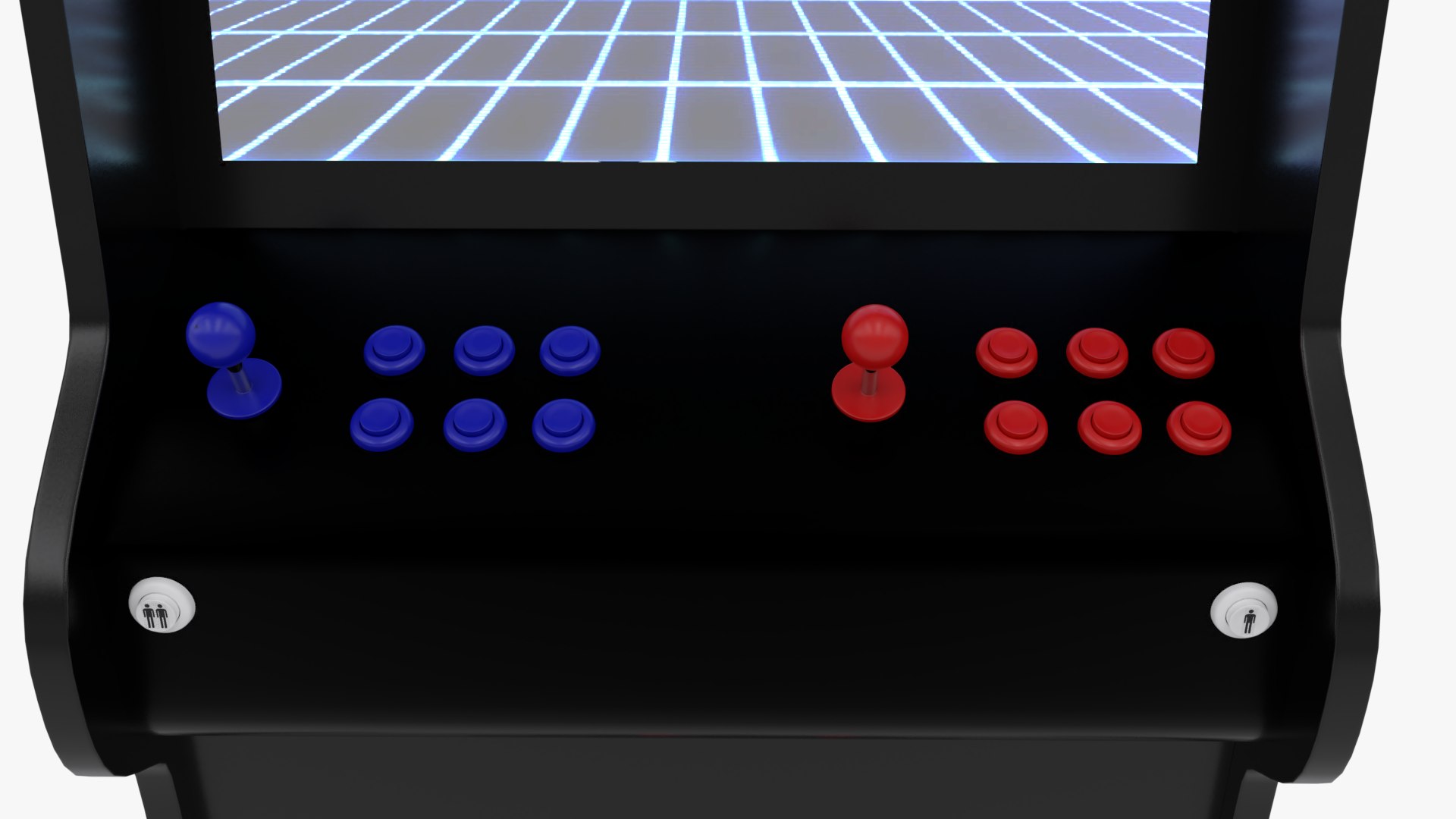 3D Classic Arcade Machine Model - TurboSquid 1495906