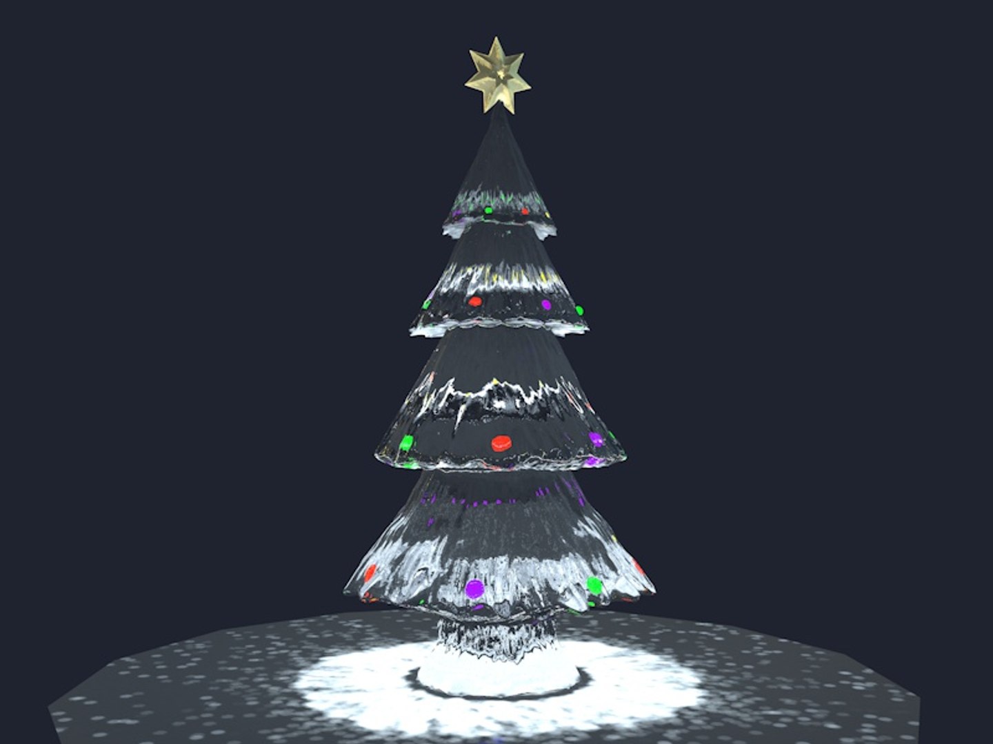 Tree Ice 3d Model