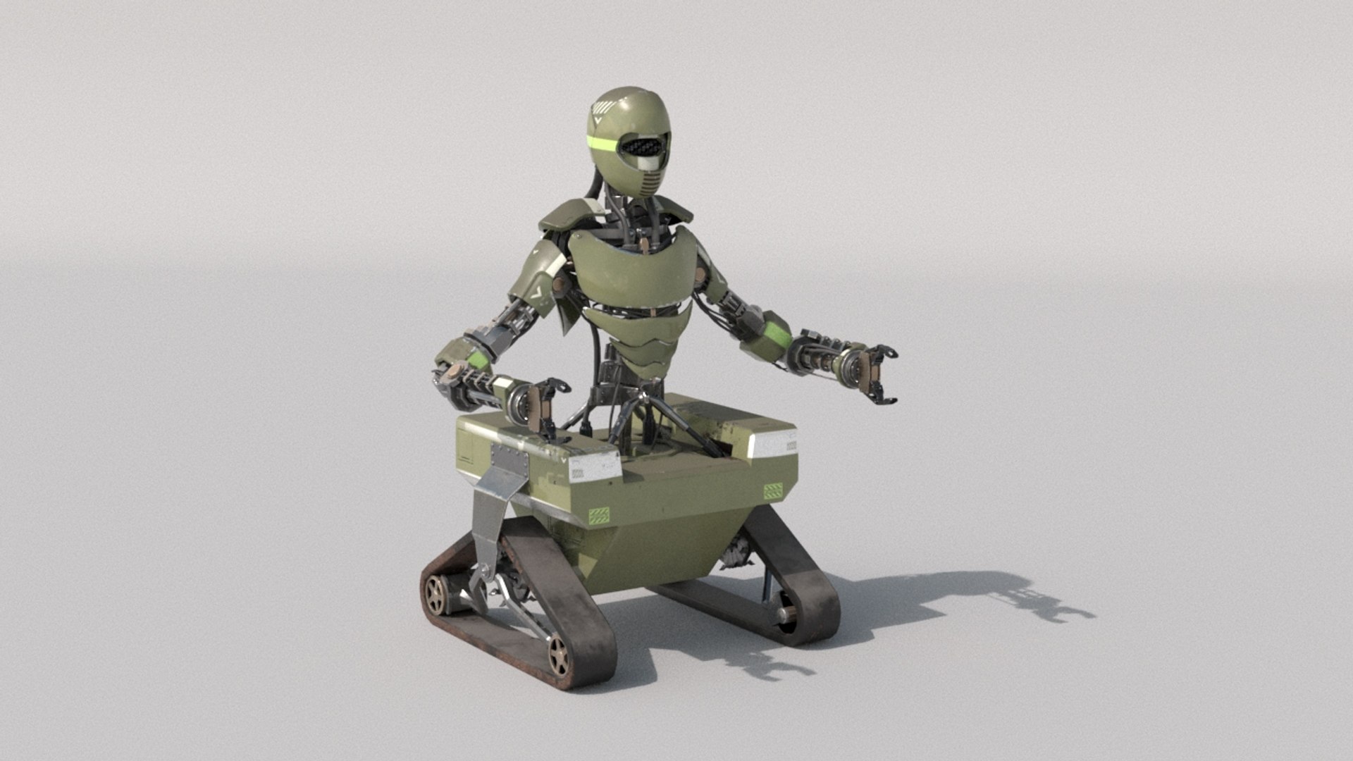 3D Model Army Robot Rig - TurboSquid 1310723