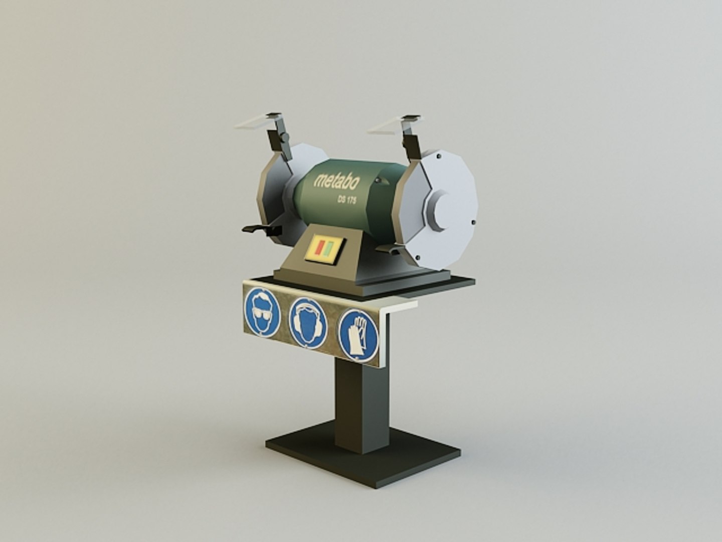 Grinding Machine 3d Model