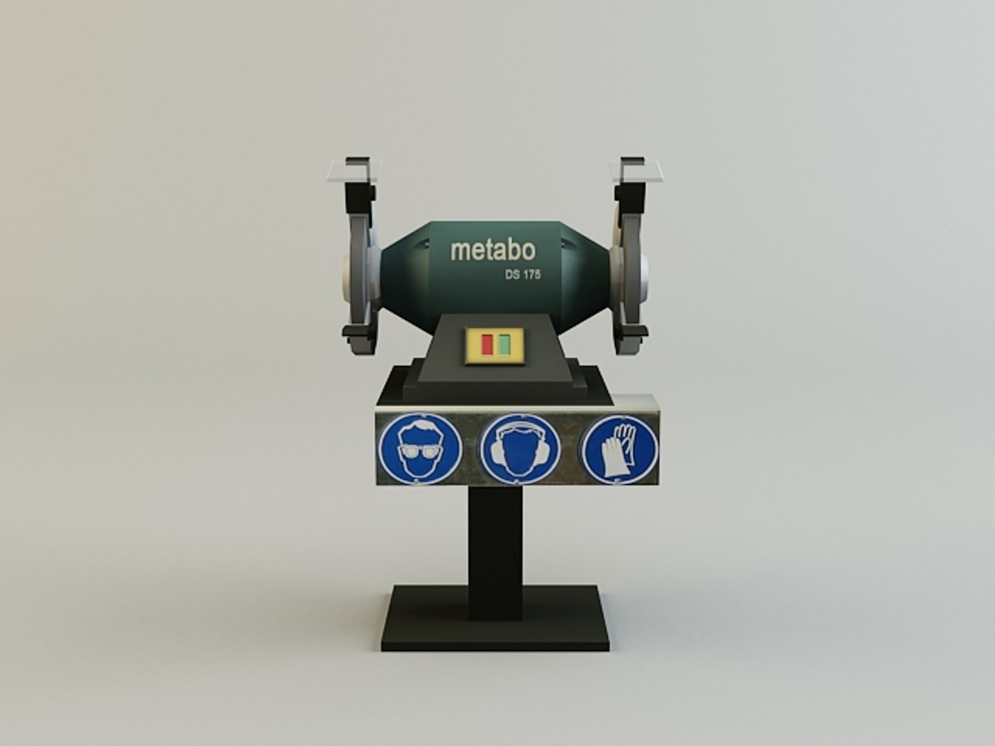 Grinding Machine 3d Model