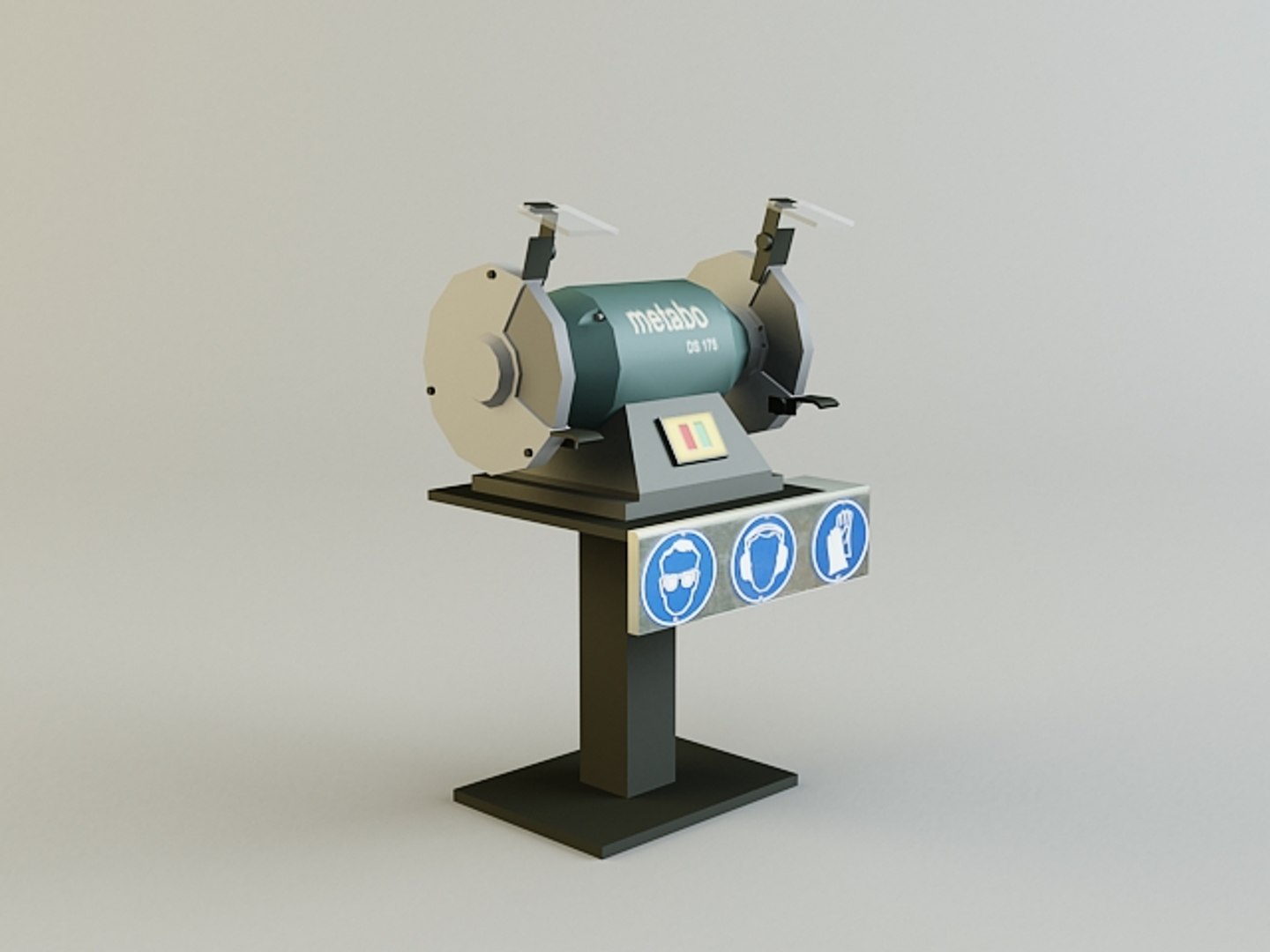 Grinding Machine 3d Model