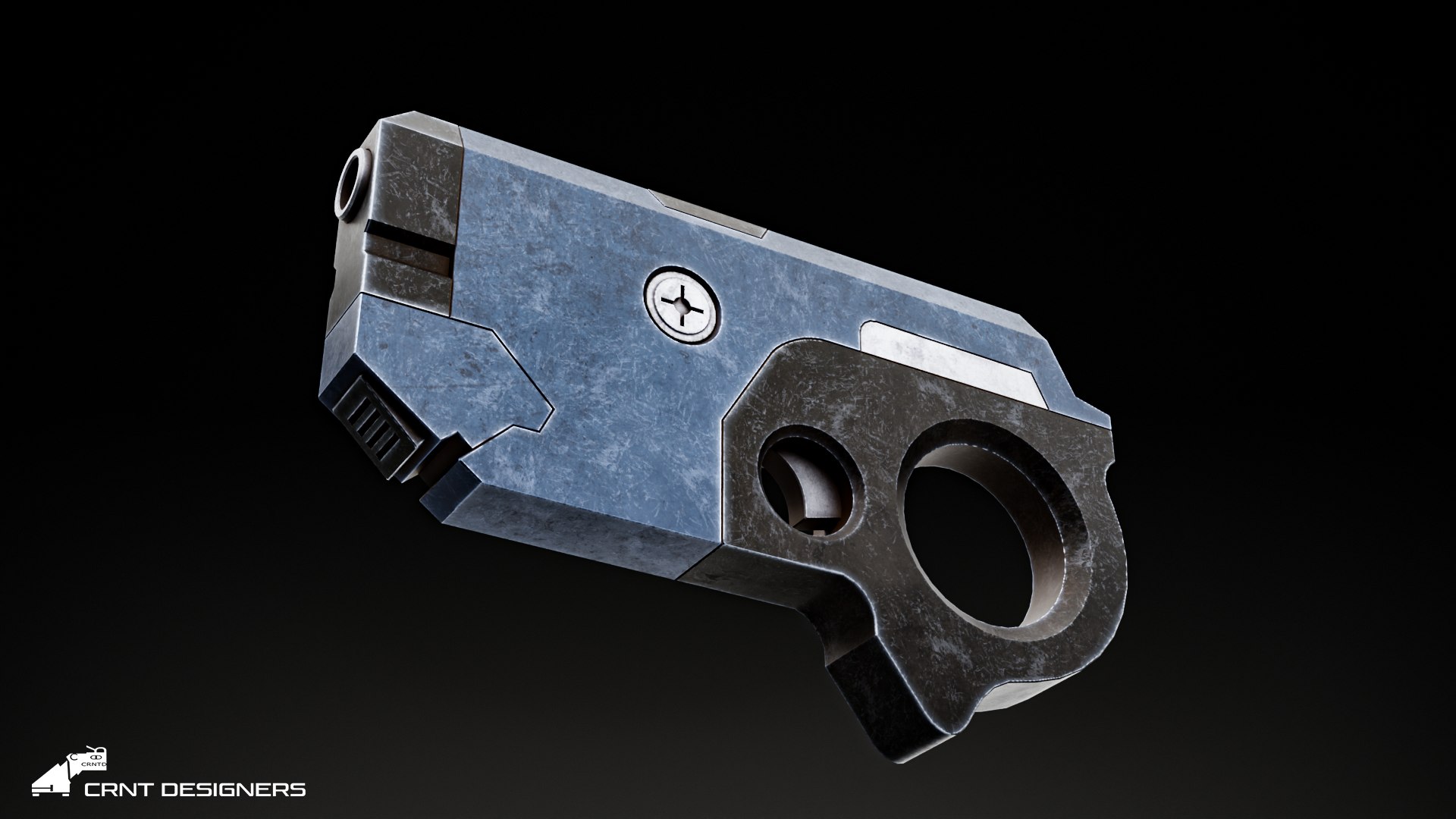 Sci-Fi Compact Pistol Low-poly 3D Model 3D - TurboSquid 2418068