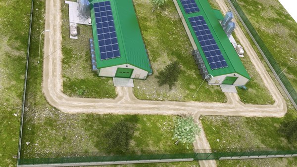 3D chicken farm barn 1 - TurboSquid 1673617