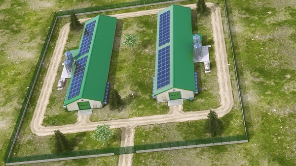 3D chicken farm barn 1 - TurboSquid 1673617