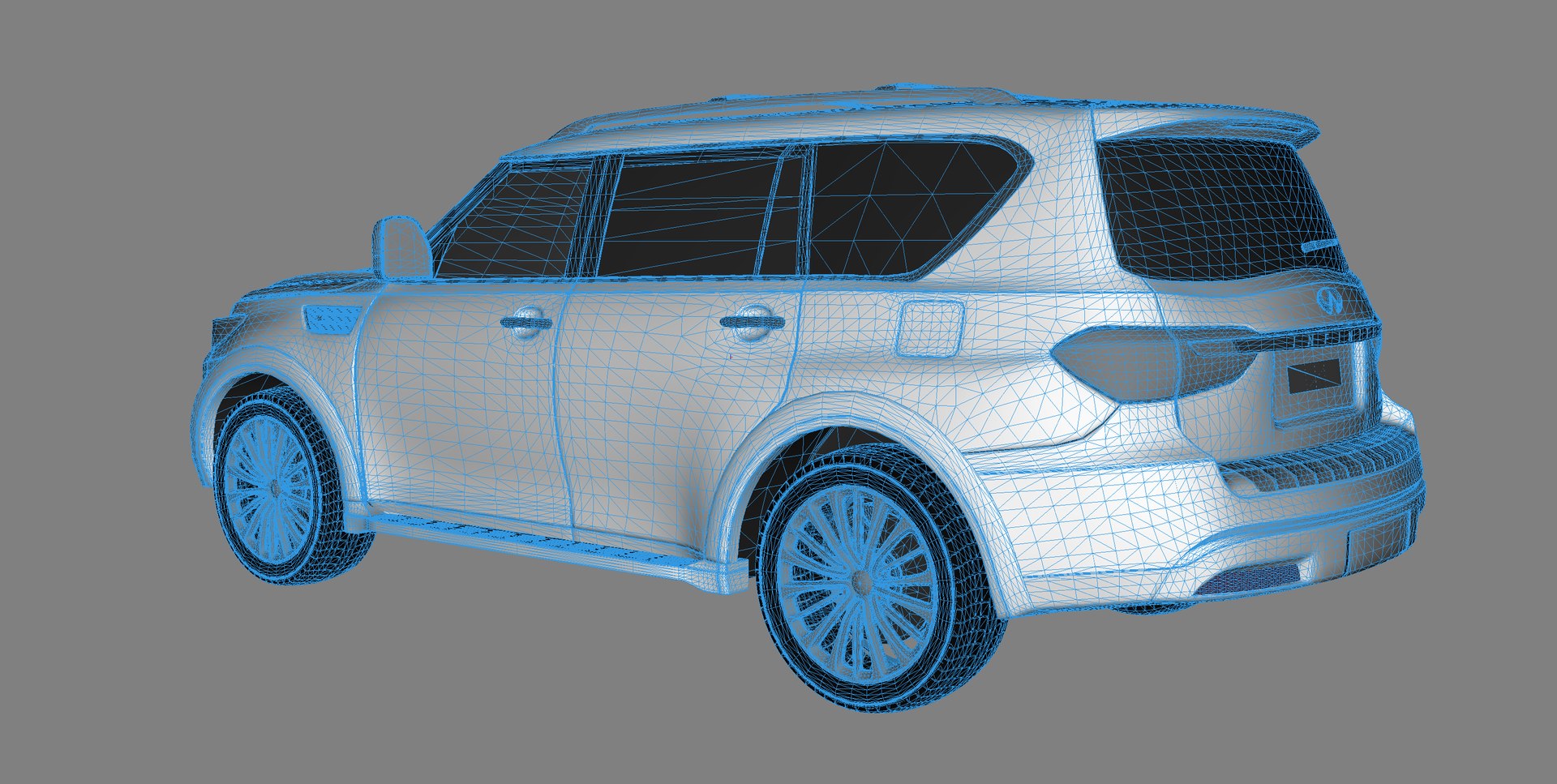 3D Model INFINITI QX80 Vray 2013 Full-size Luxury SUV - TurboSquid 2300390