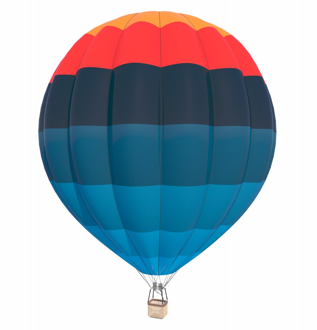 3d Hot Air Balloon Model