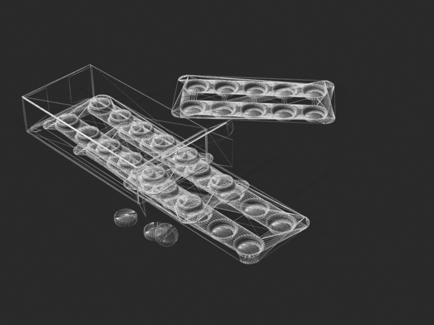 3d aspirin paracetamol model