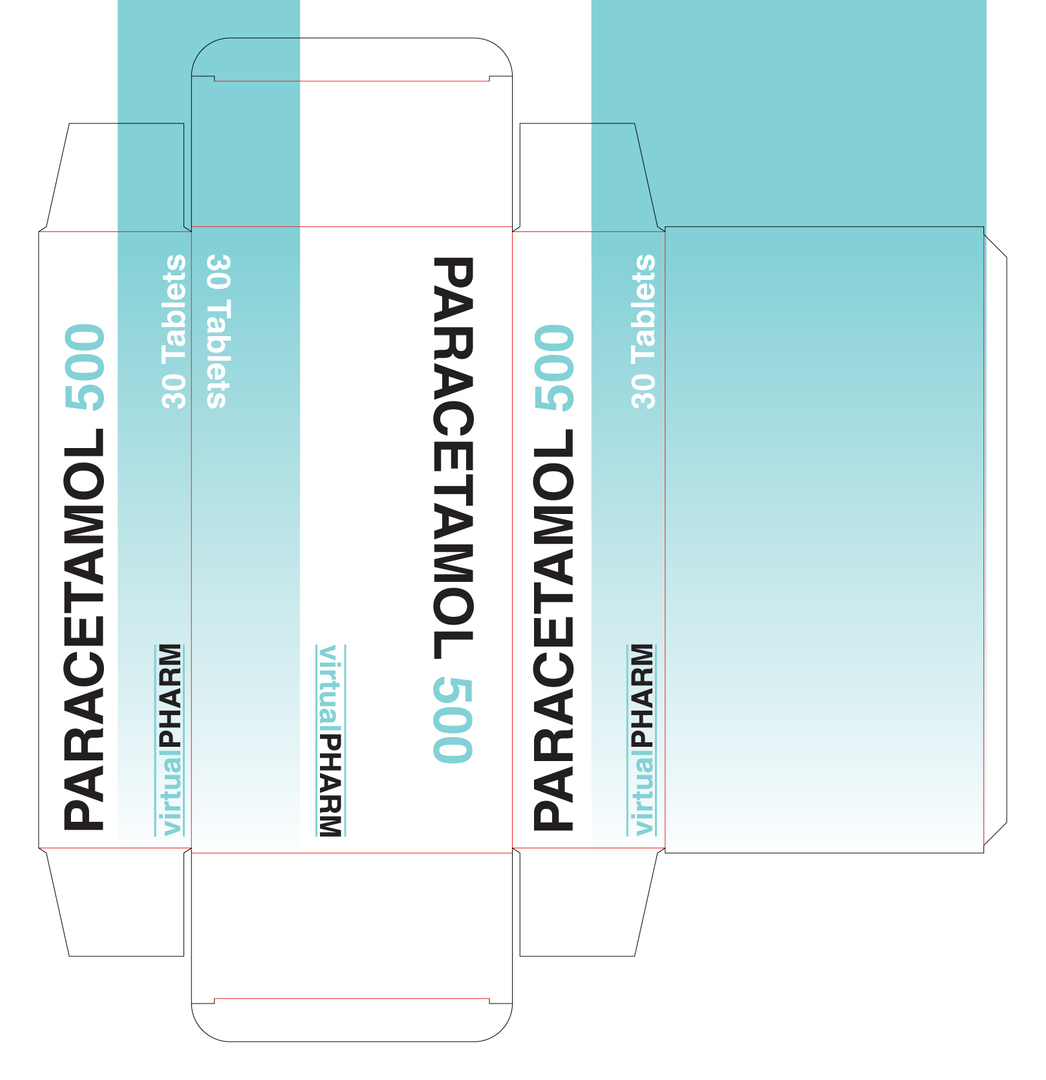 3d aspirin paracetamol model