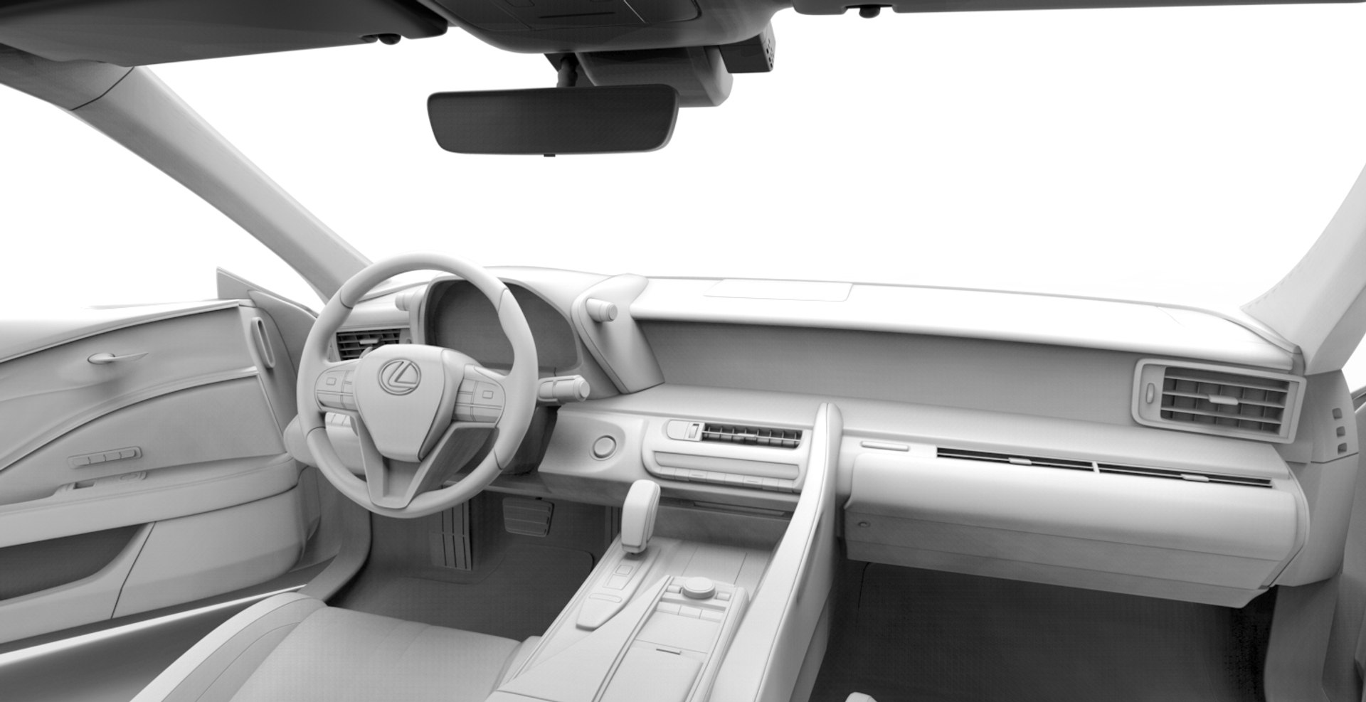 Lexus Car Interior 3D Model - TurboSquid 1390753