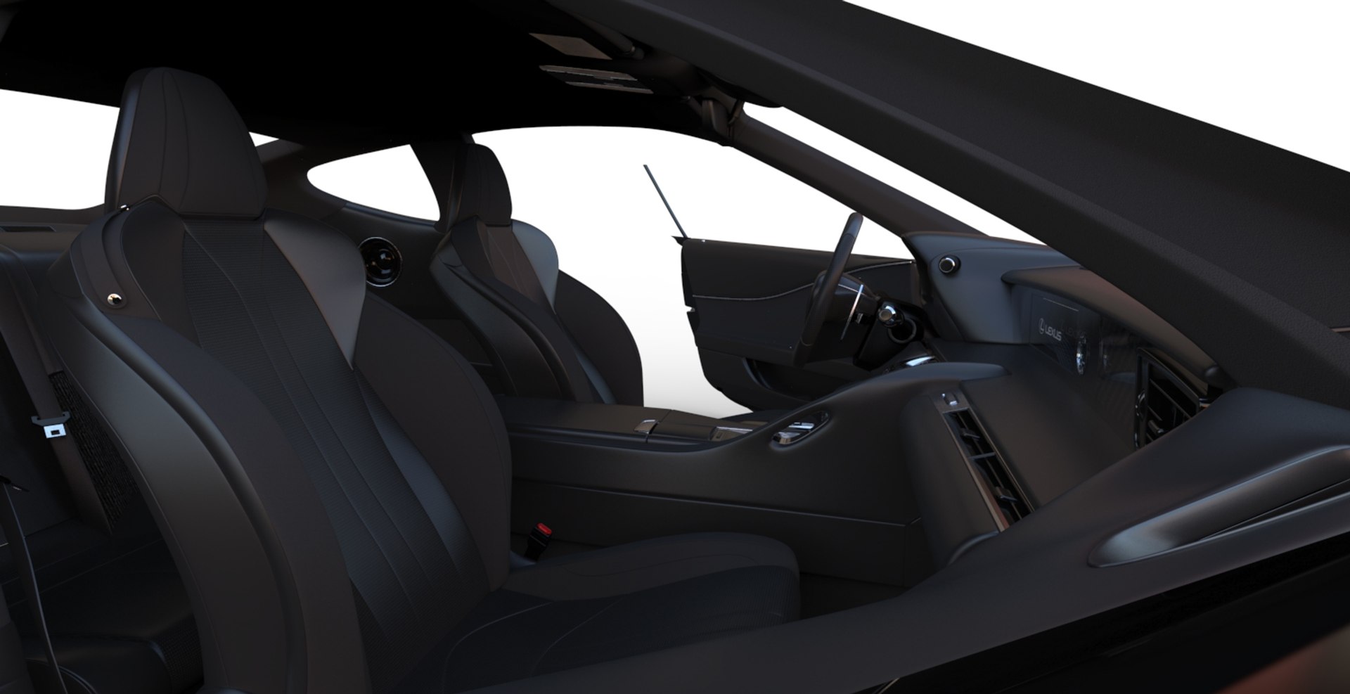 Lexus Car Interior 3D Model - TurboSquid 1390753
