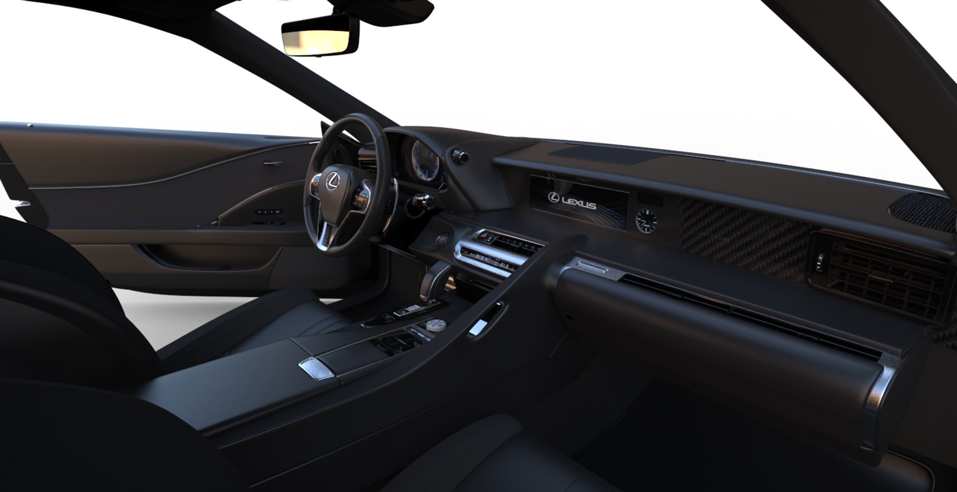Lexus Car Interior 3D Model - TurboSquid 1390753