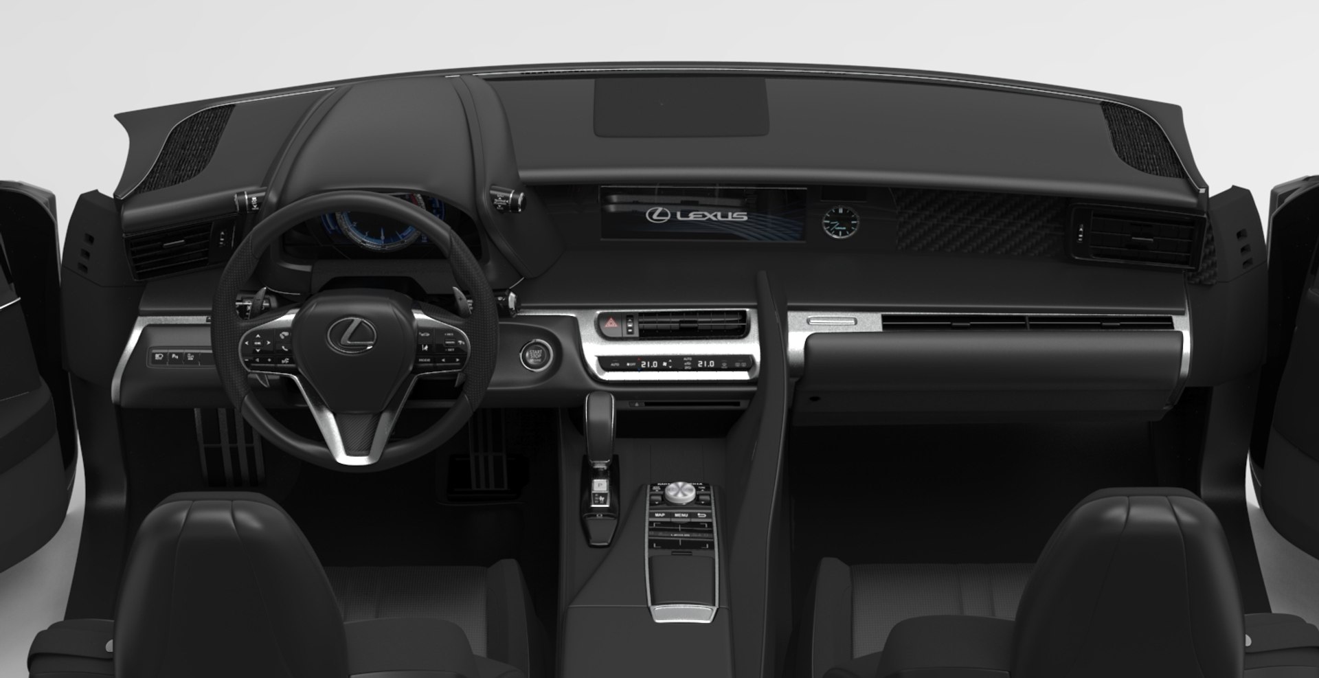 Lexus Car Interior 3D Model - TurboSquid 1390753