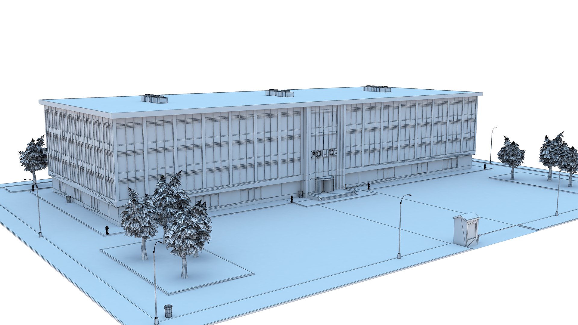 Building Architecture Structure 3D Model - TurboSquid 1574216