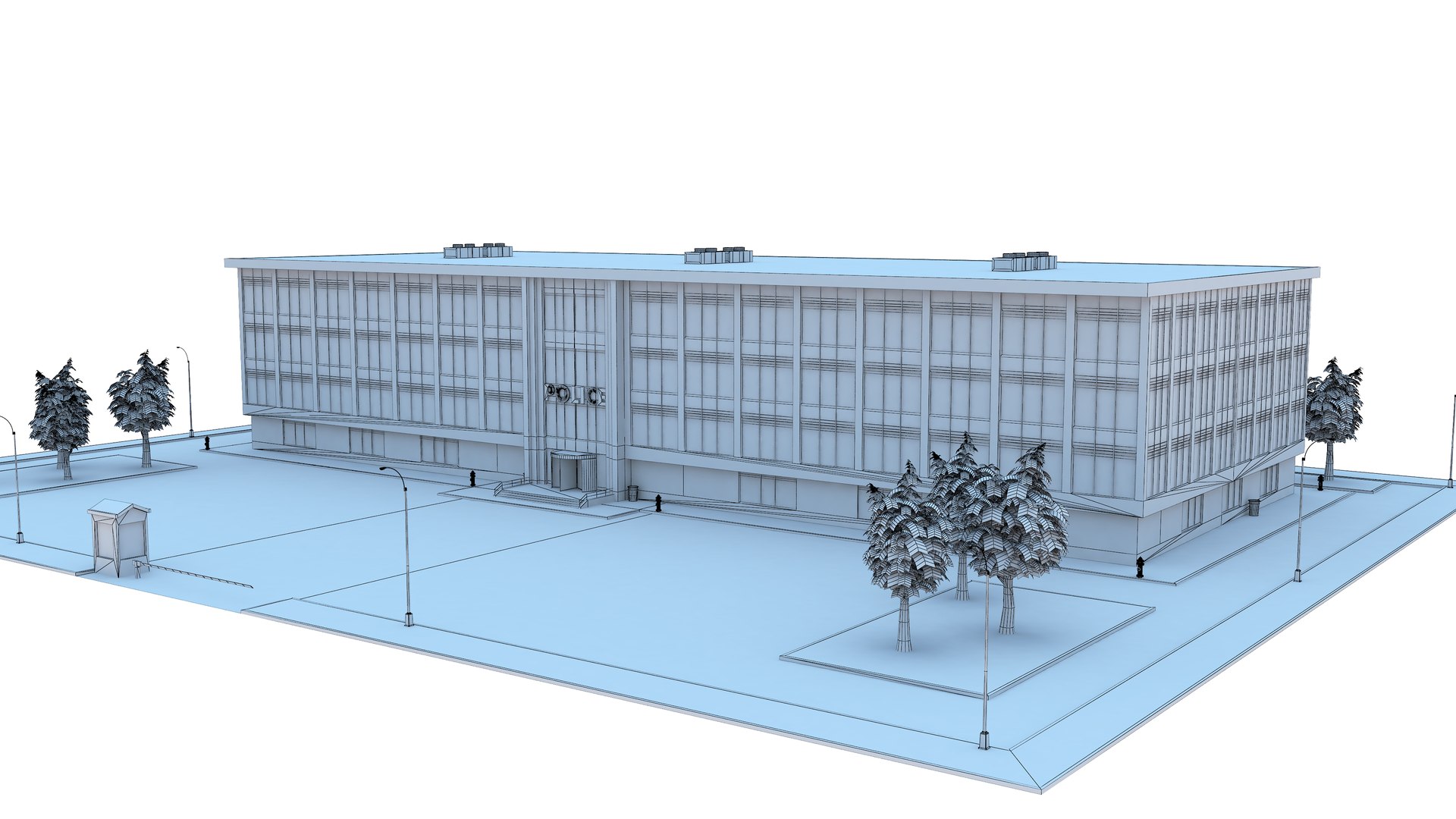 Building Architecture Structure 3D Model - TurboSquid 1574216
