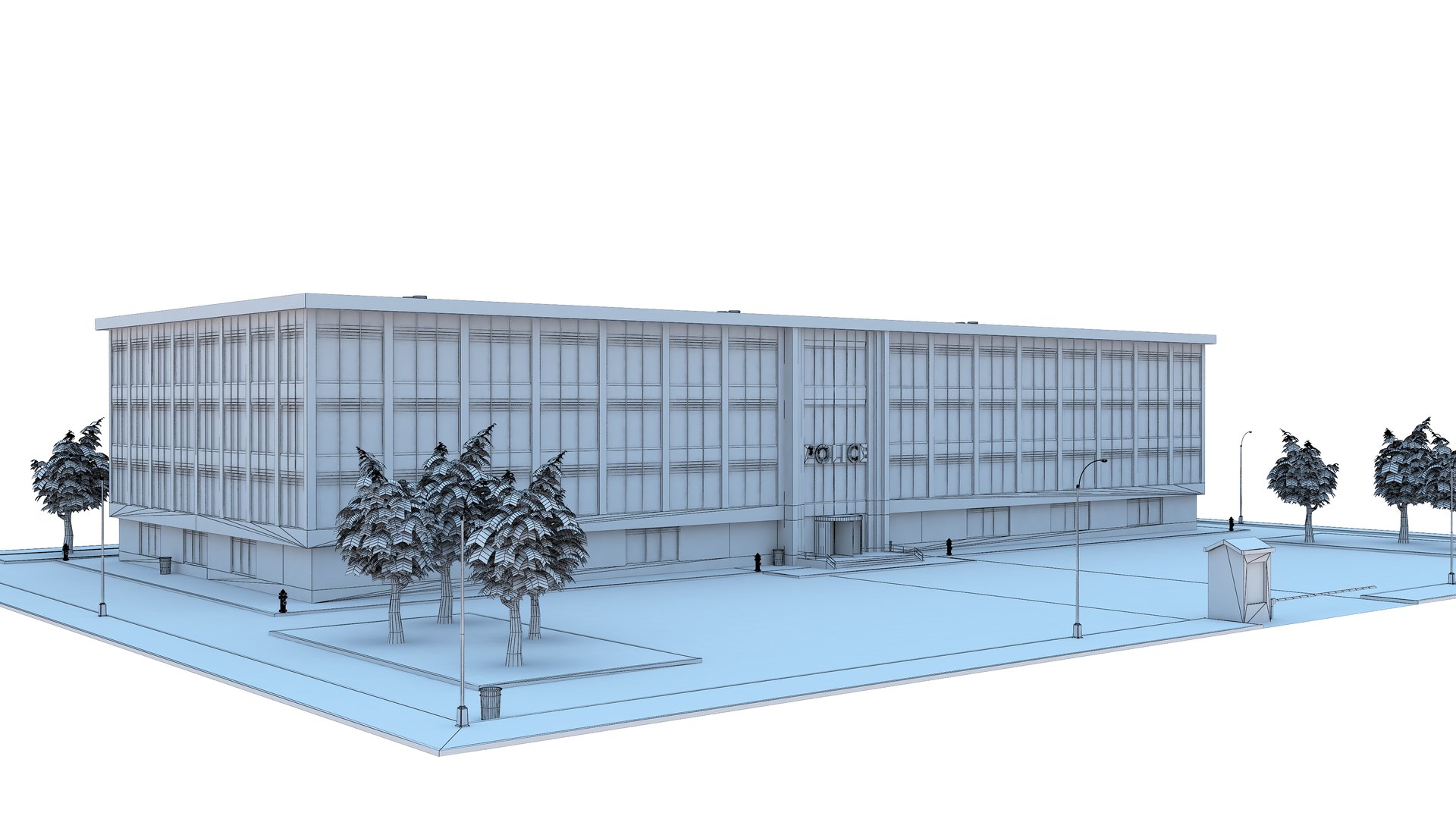 Building Architecture Structure 3D Model - TurboSquid 1574216