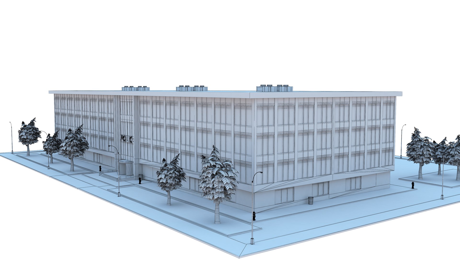 Building Architecture Structure 3D Model - TurboSquid 1574216