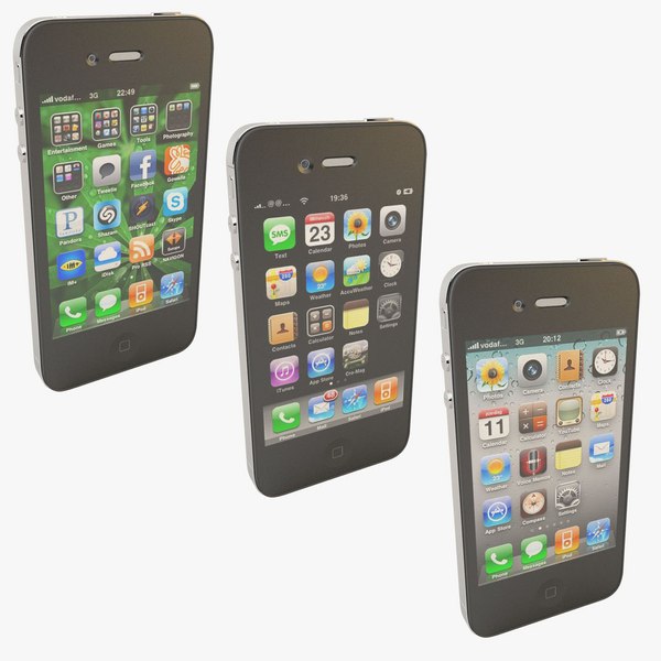 modelo 3d iPhone 4 de Apple - TurboSquid 2373791