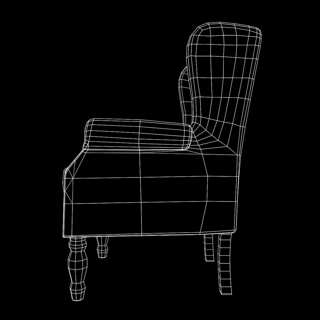 3D armchair asset unity model - TurboSquid 1194277