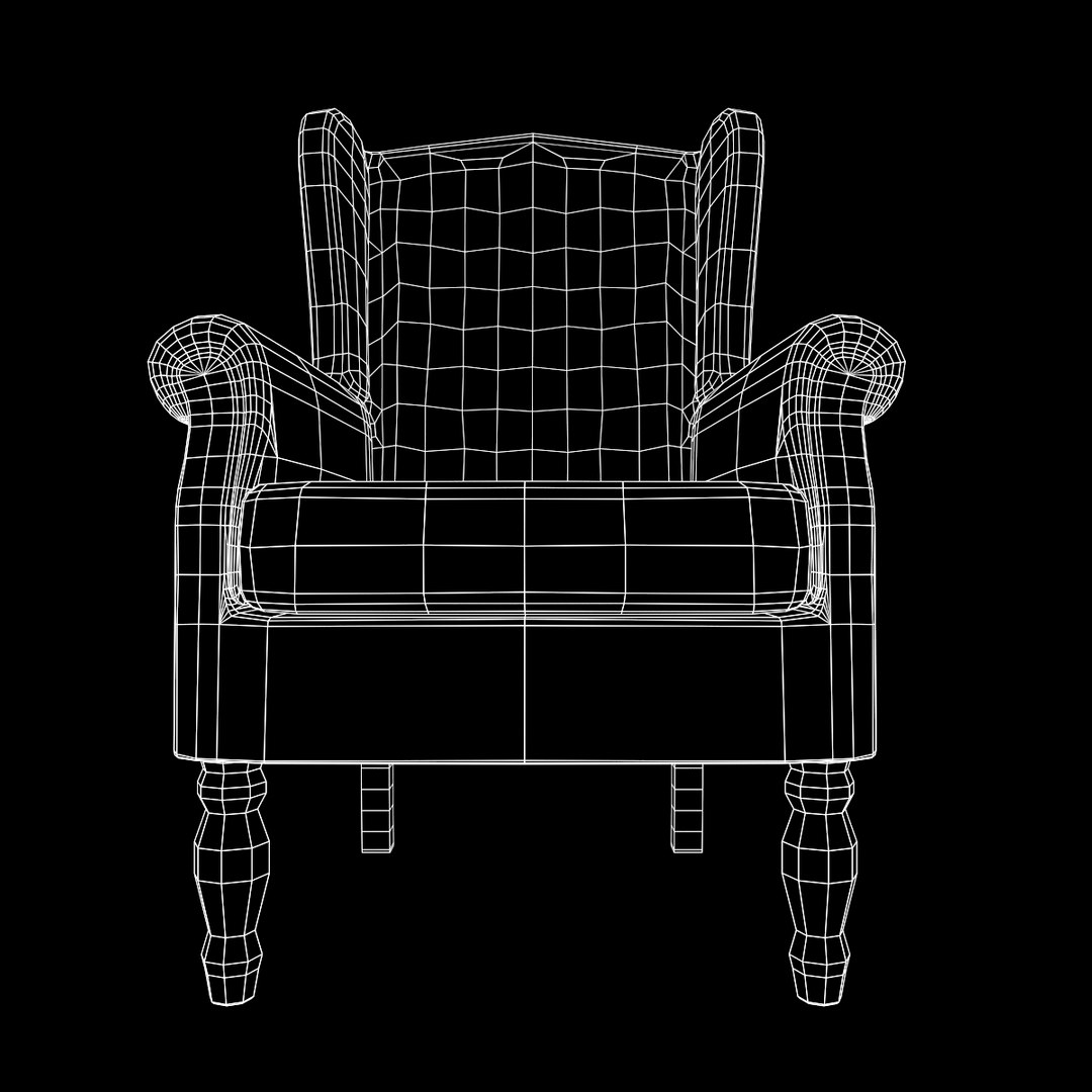 3D armchair asset unity model - TurboSquid 1194277