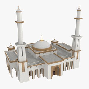 Low Poly Mosque 3D Models for Download | TurboSquid