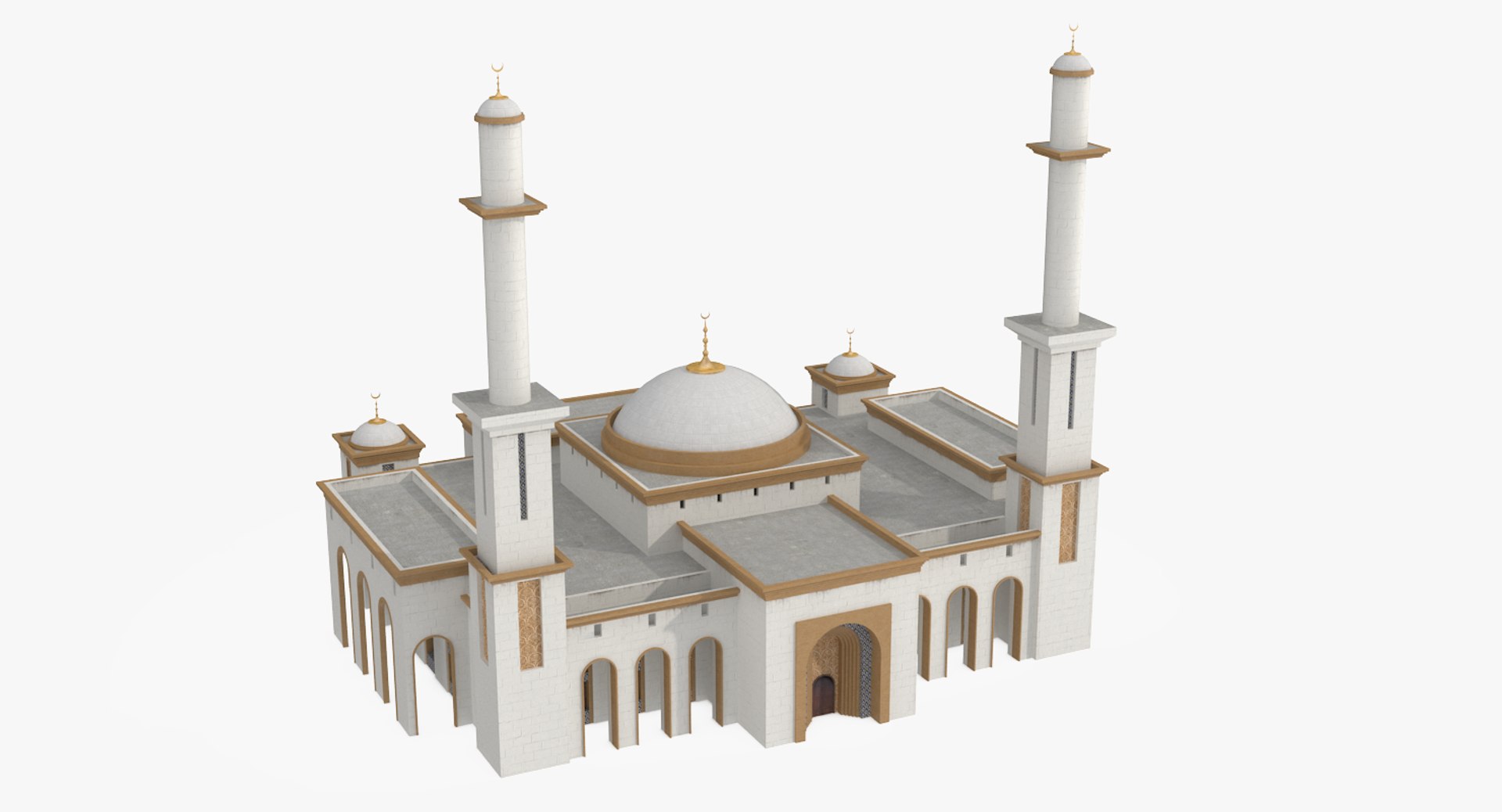 Mosque 3D model - TurboSquid 1149934