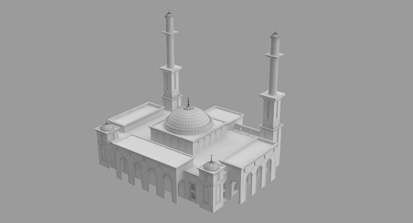 Mosque 3D model - TurboSquid 1149934