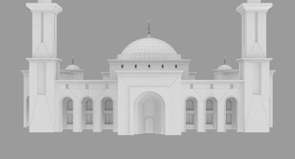 Mosque 3D model - TurboSquid 1149934