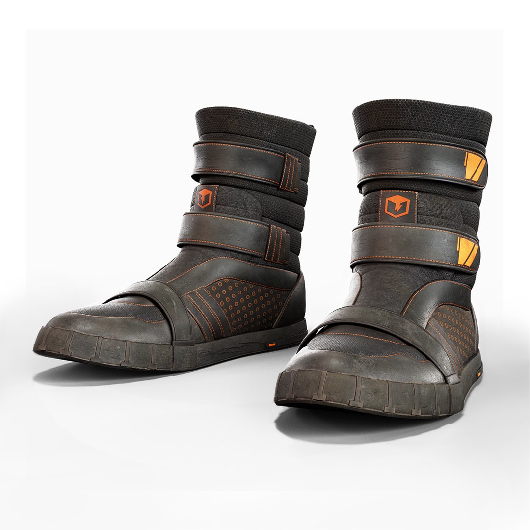 3D Futuristic Boots - TurboSquid 2073807