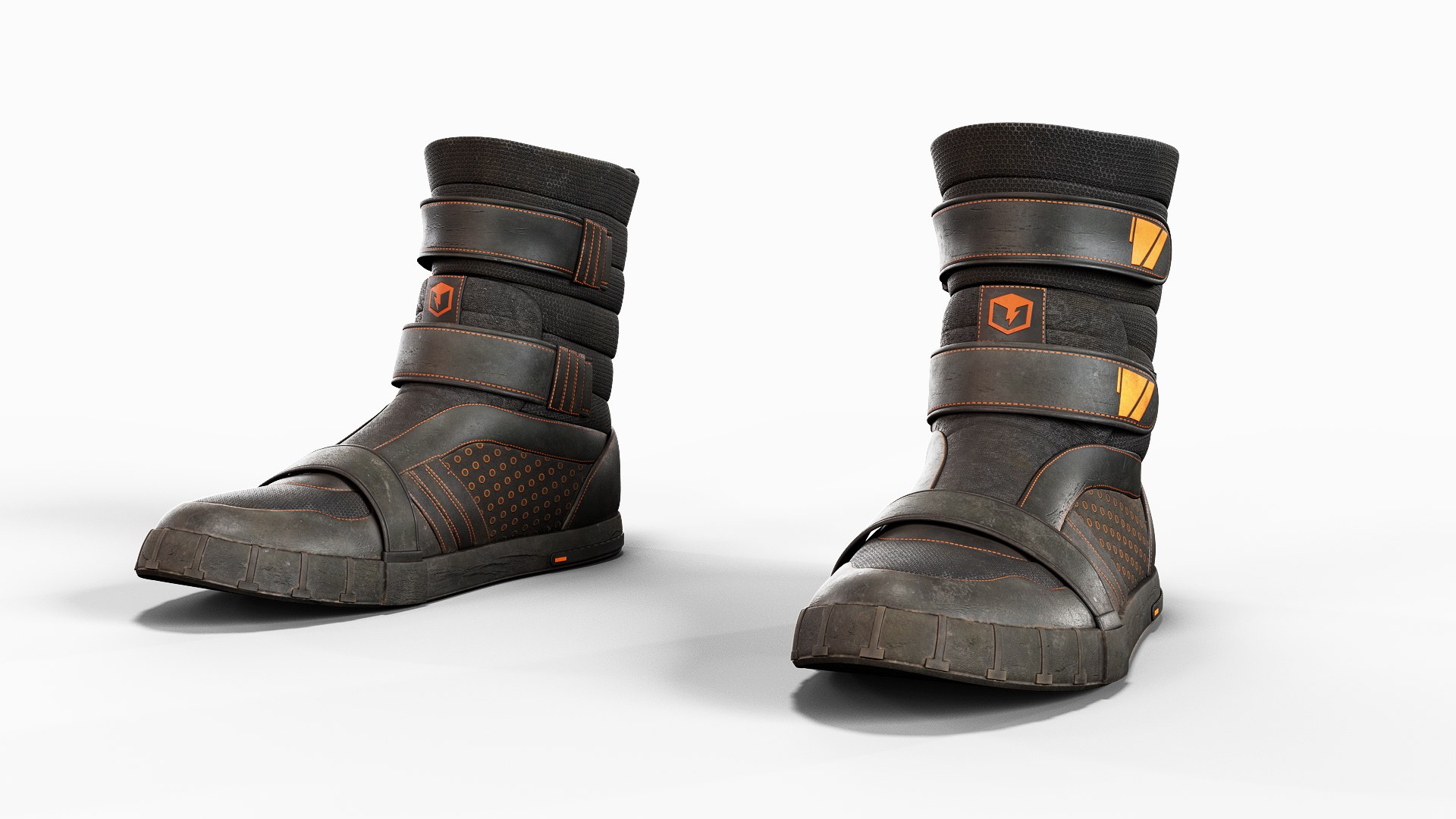 3D Futuristic Boots - TurboSquid 2073807