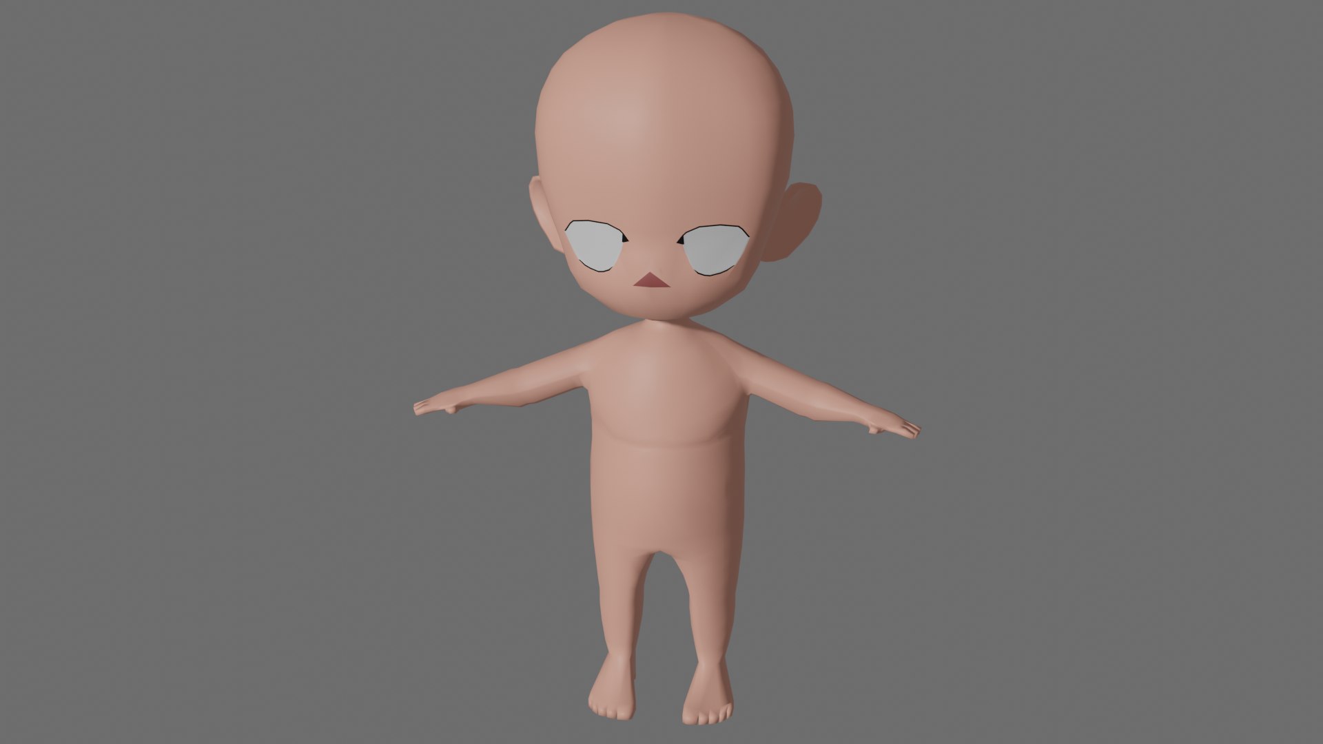 Chibi Base Character 3D Model - TurboSquid 2194672