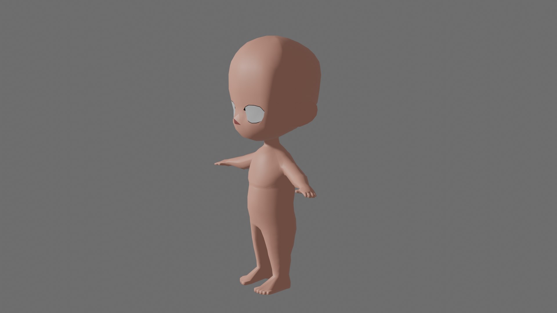 Chibi Base Character 3D Model - TurboSquid 2194672