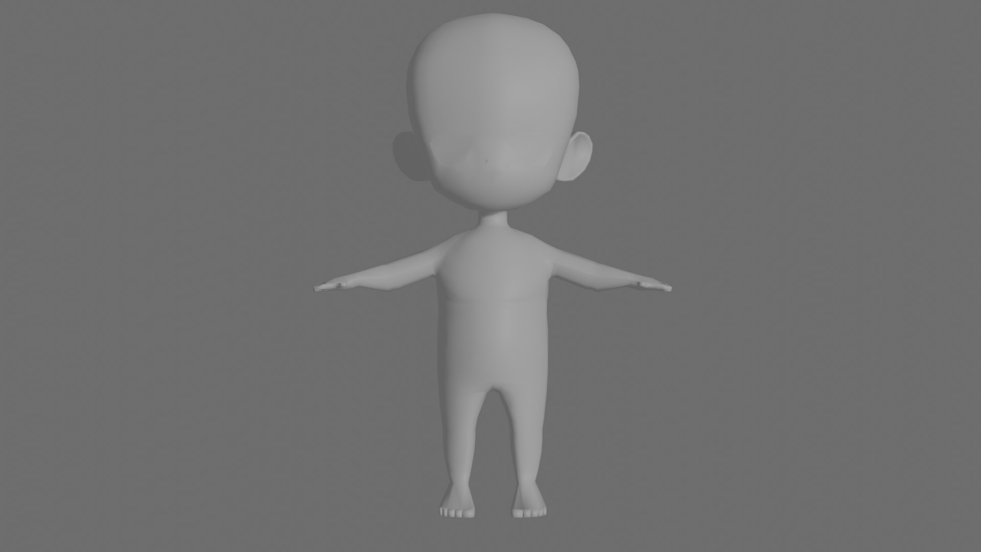 Chibi Base Character 3D Model - TurboSquid 2194672