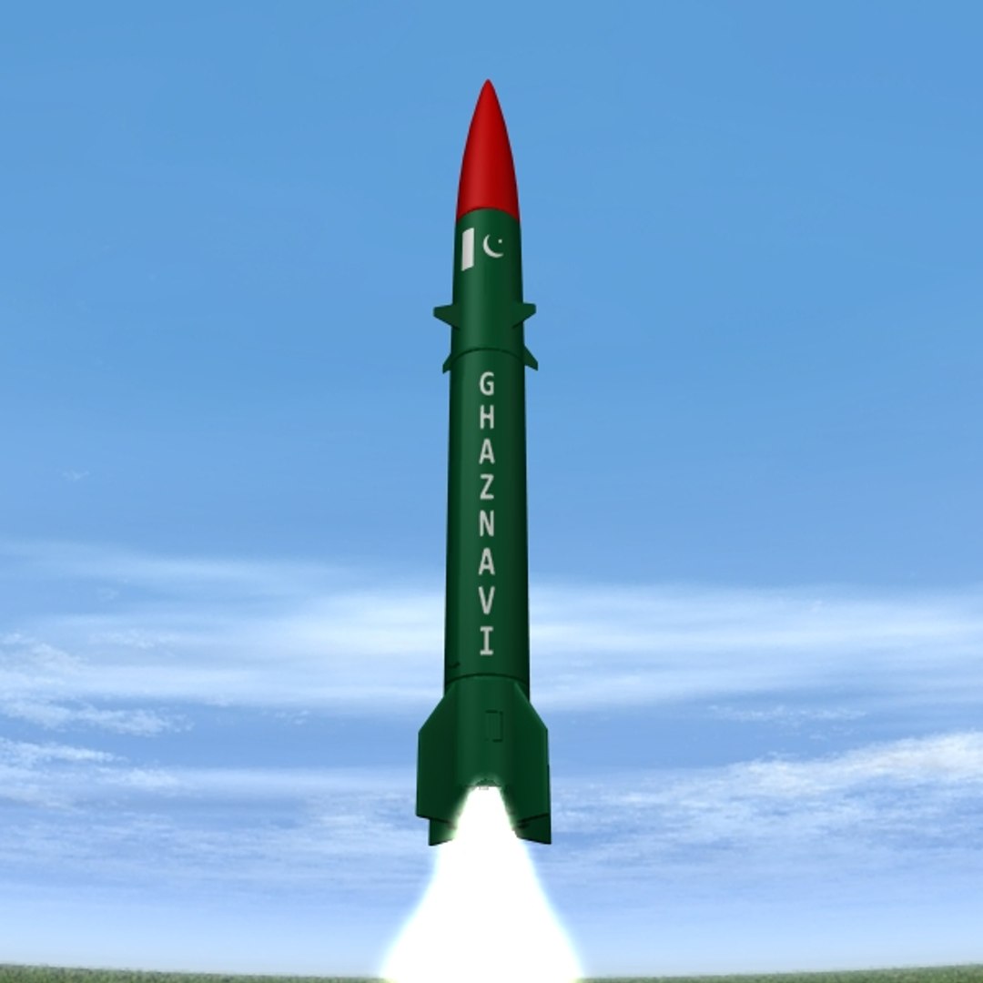 hatf-iii missile pakistan 3d model