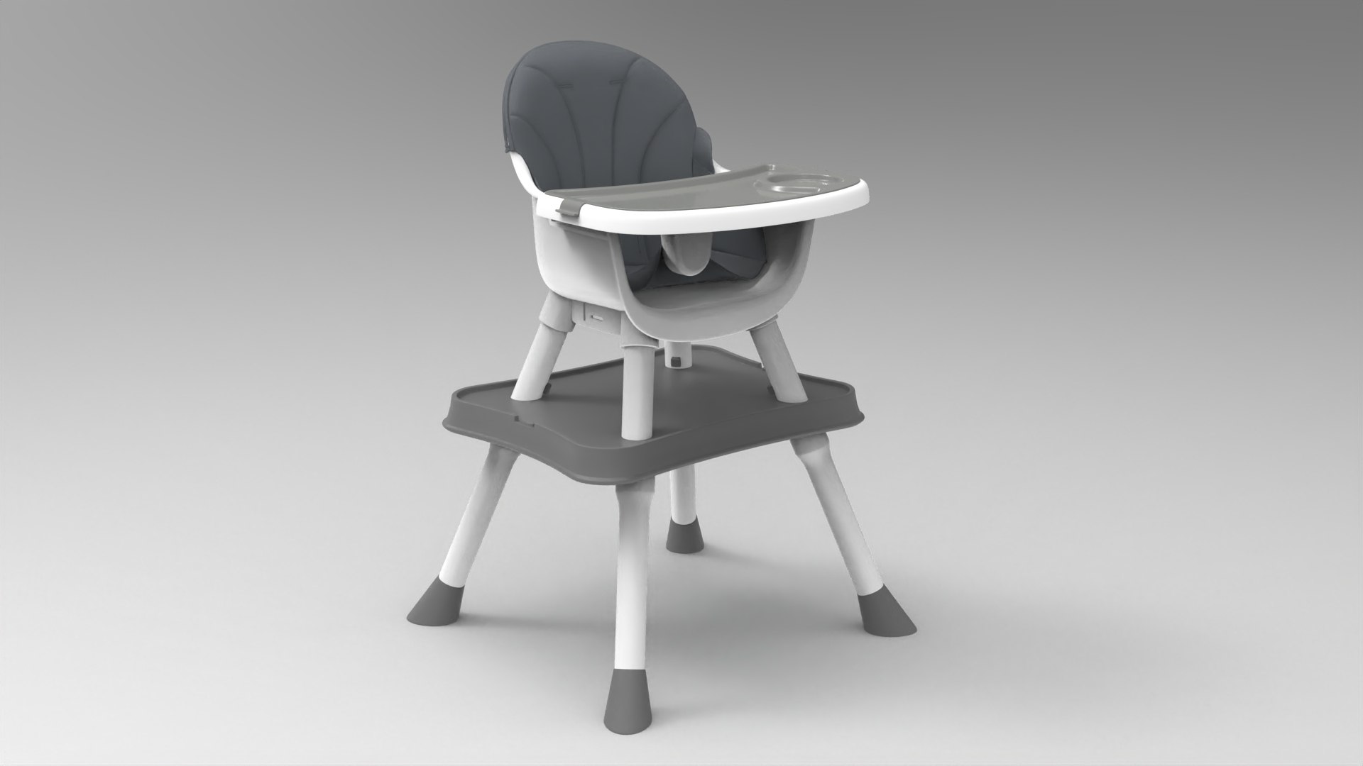 Baby High Chair 3D Model - TurboSquid 2448199