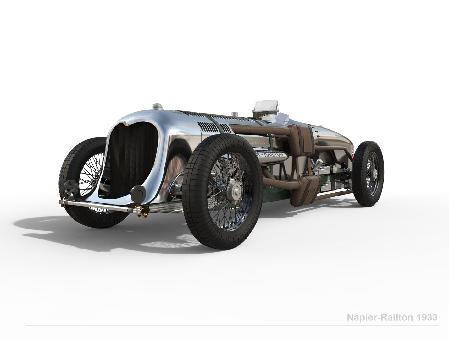 Napier-railton Race Car Railton 3D Model - TurboSquid 1472817