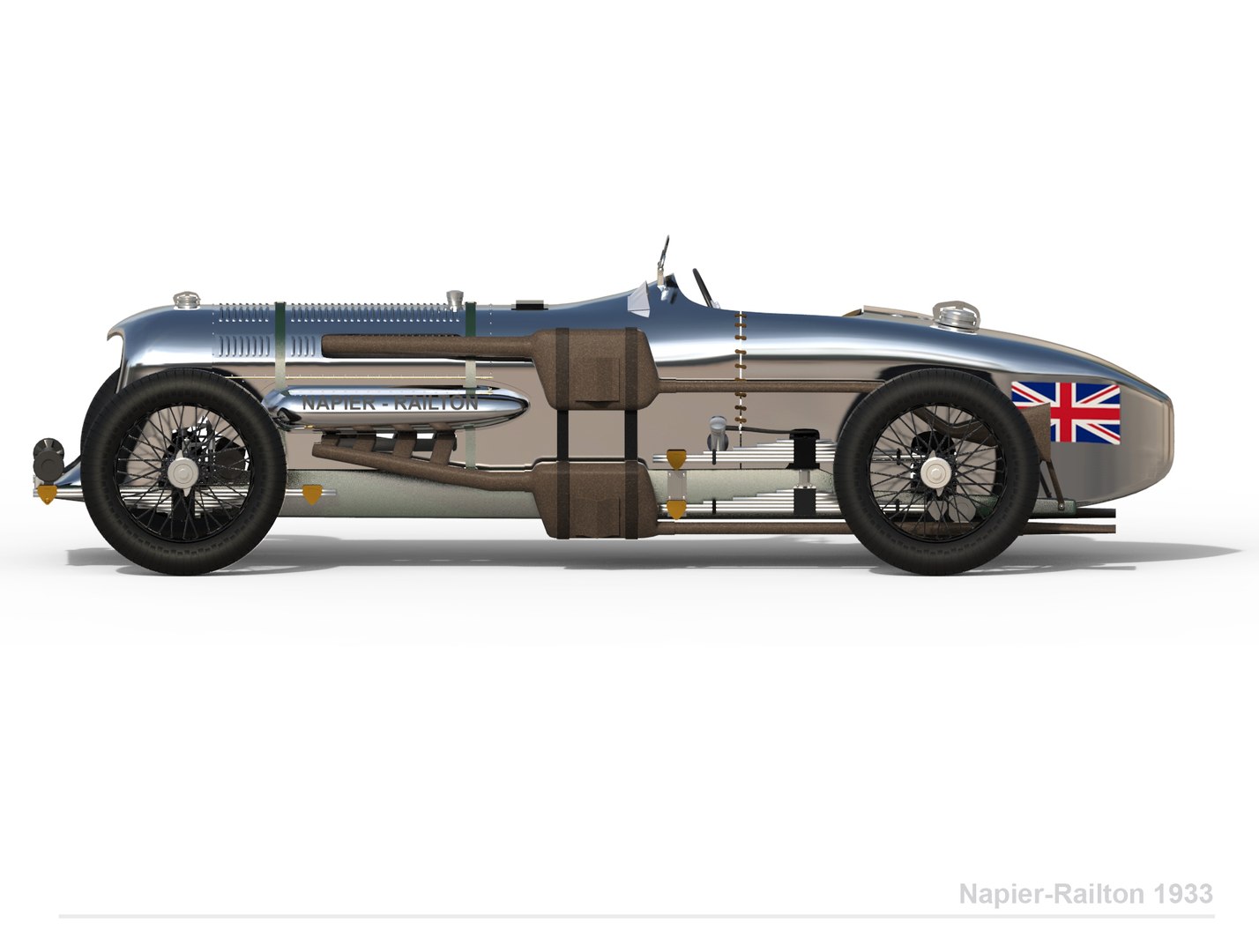 Napier-railton Race Car Railton 3D Model - TurboSquid 1472817