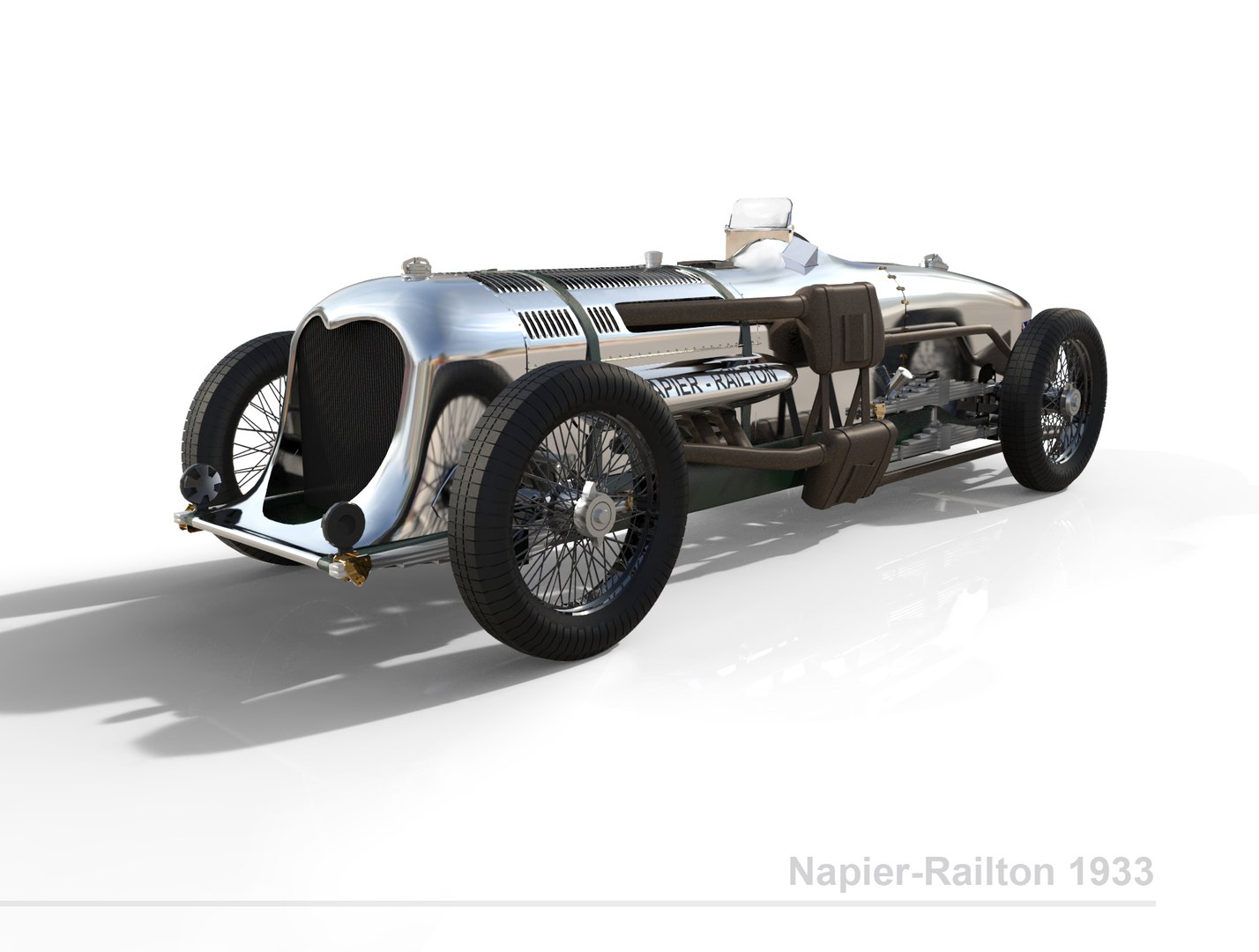 Napier-railton Race Car Railton 3D Model - TurboSquid 1472817