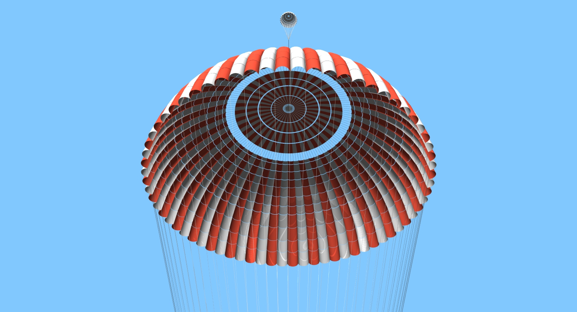 Main Ringsail Parachute 3d Model