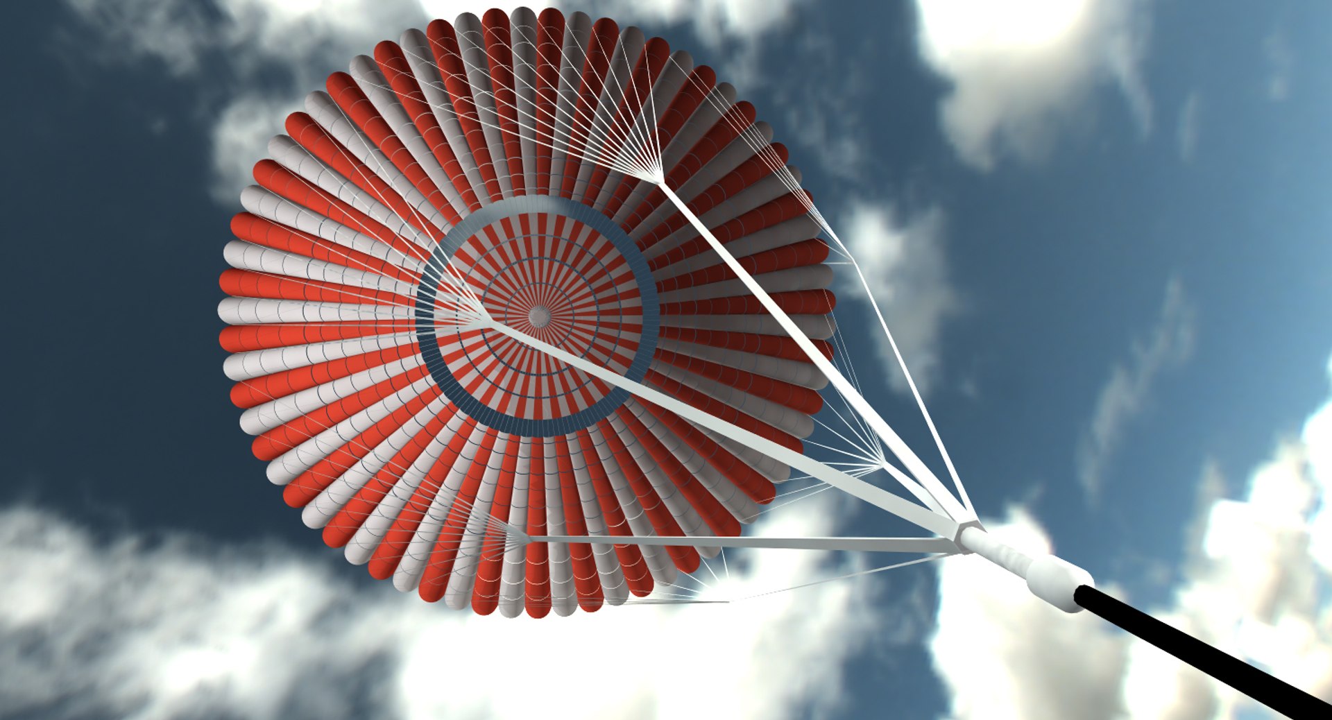 Main Ringsail Parachute 3d Model