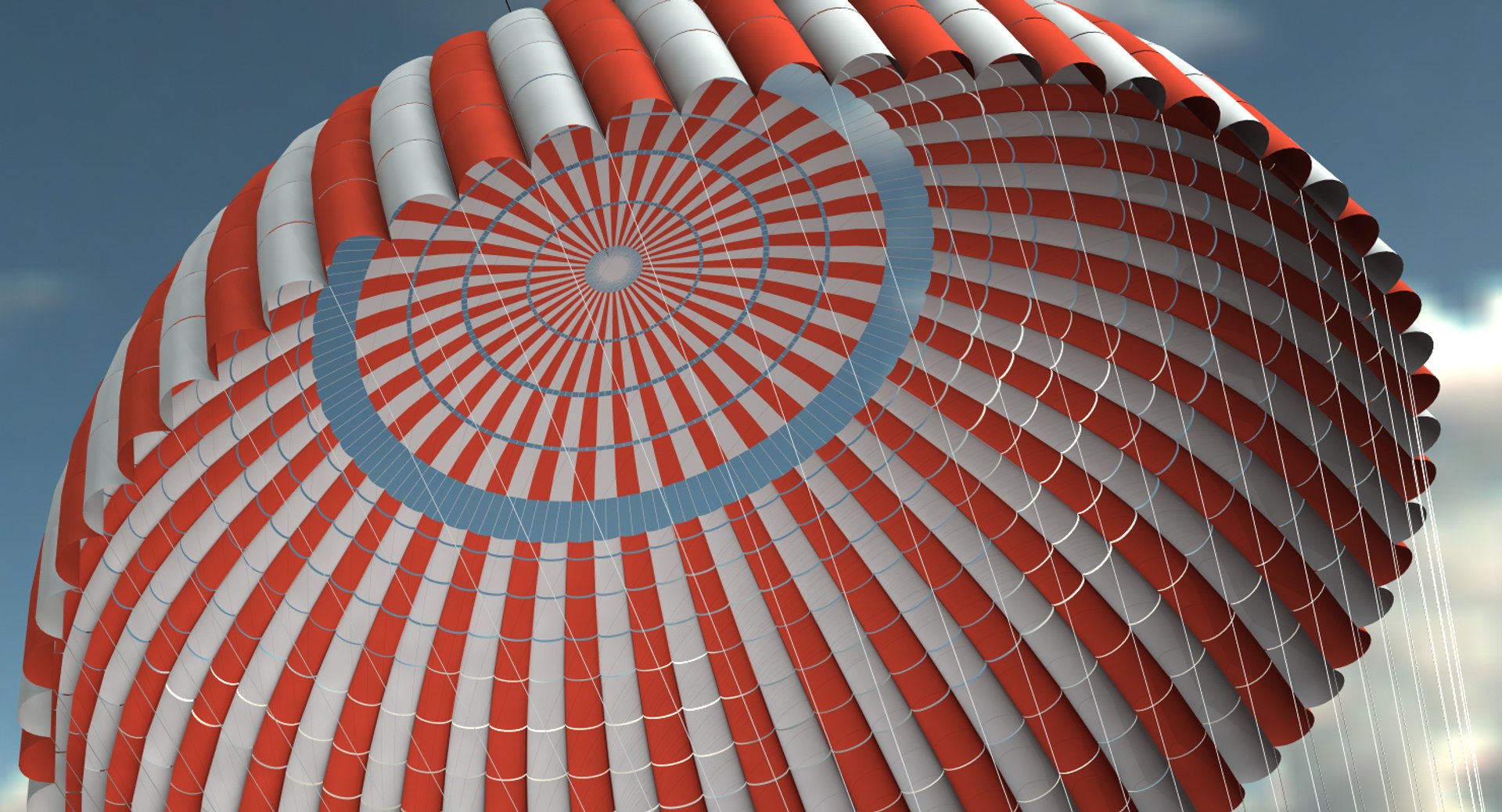 Main Ringsail Parachute 3d Model