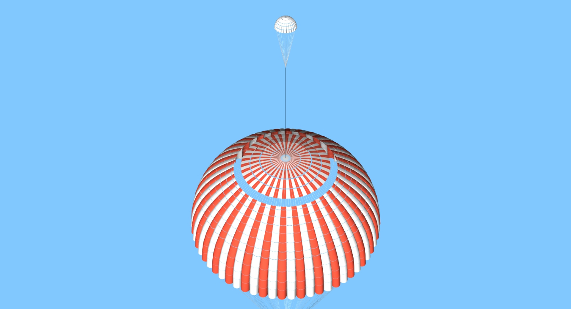 Main Ringsail Parachute 3d Model