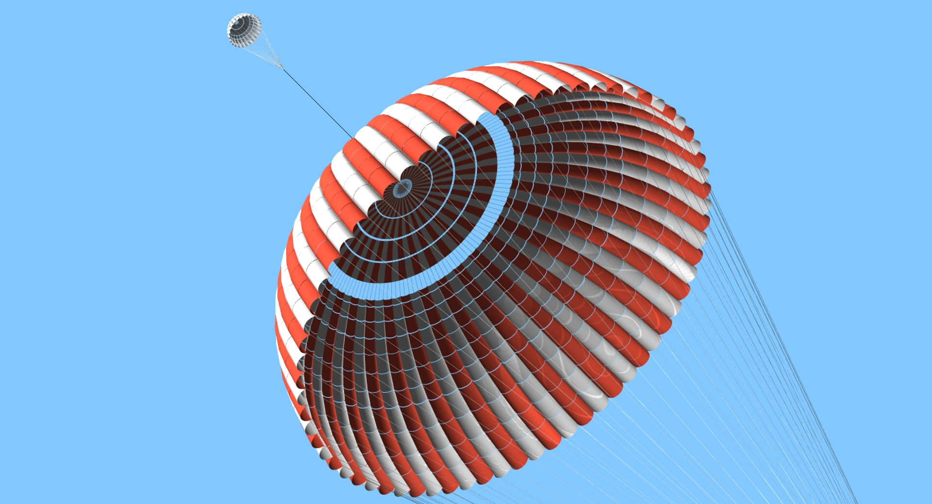 Main Ringsail Parachute 3d Model
