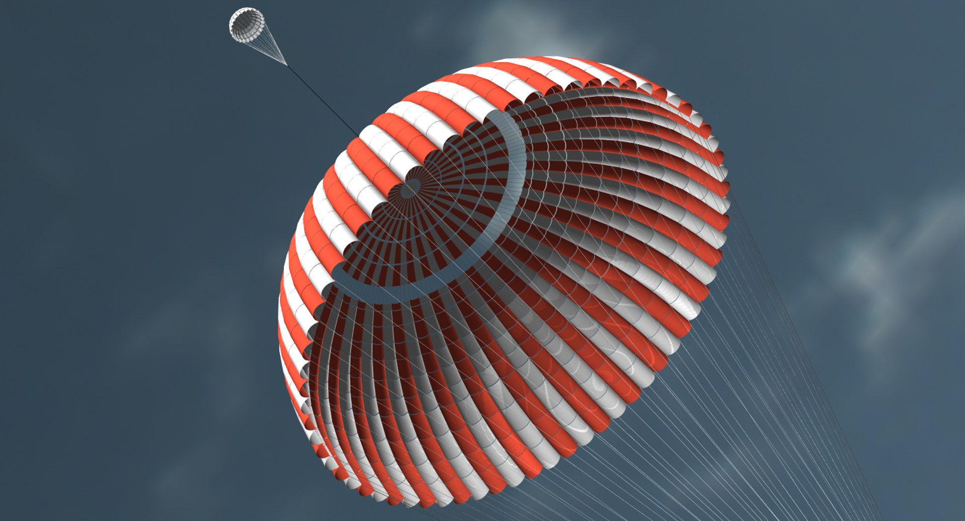 Main Ringsail Parachute 3d Model