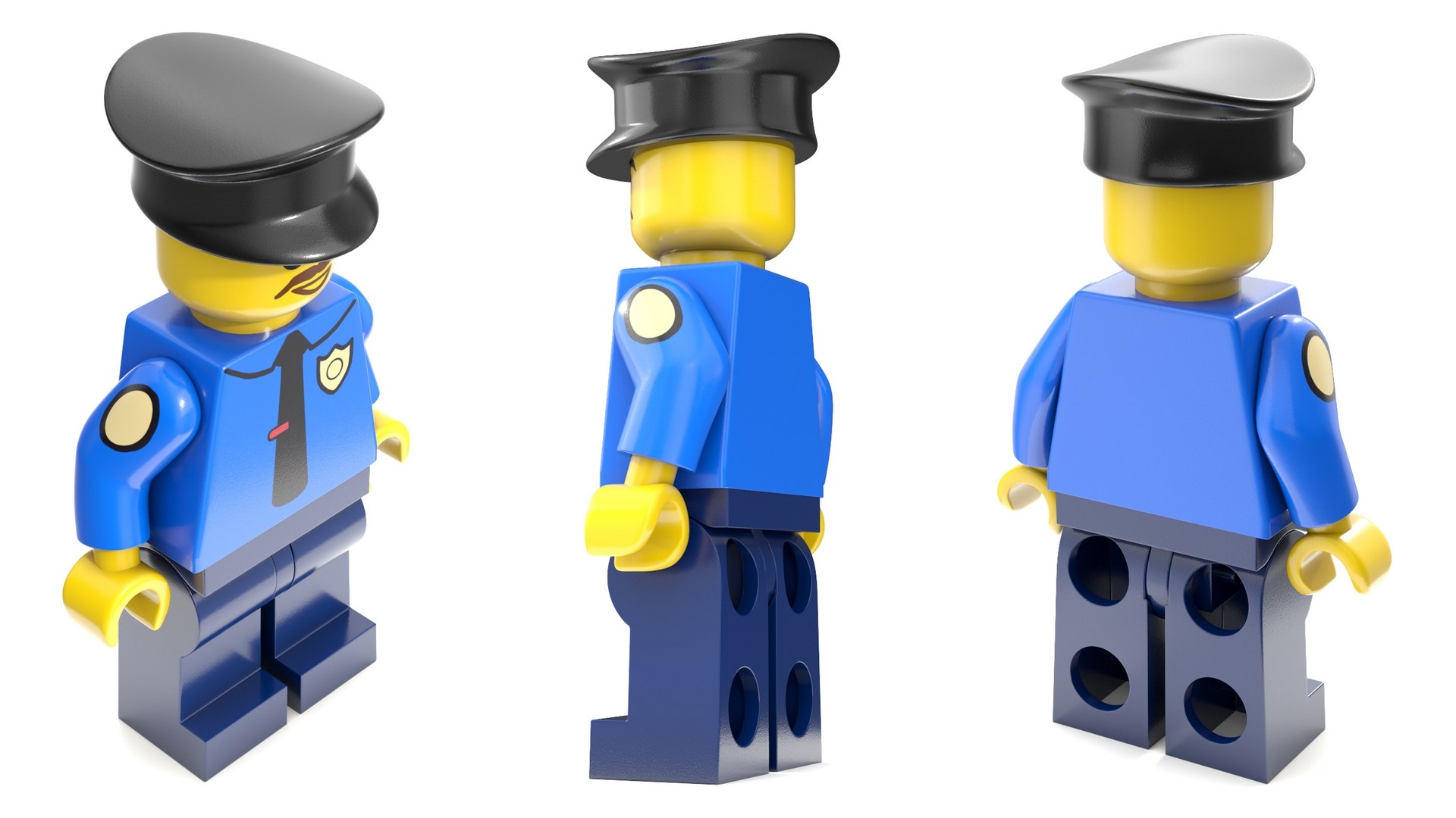 3D Minifigure LEGO Policeman Rigged - TurboSquid 2276910