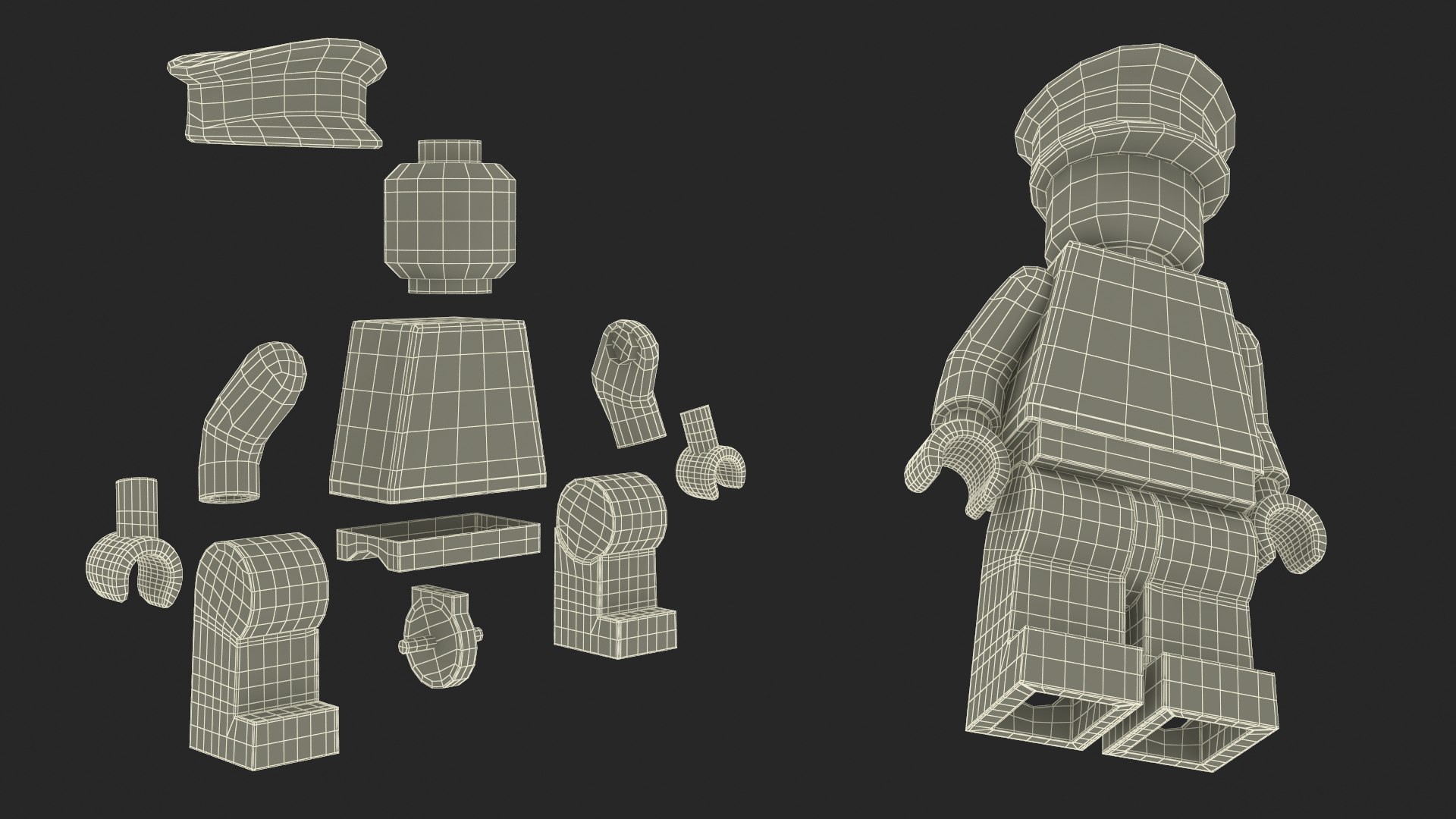 3D Minifigure LEGO Policeman Rigged - TurboSquid 2276910