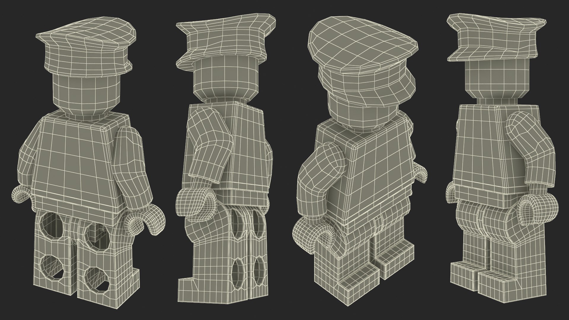 3D Minifigure LEGO Policeman Rigged - TurboSquid 2276910