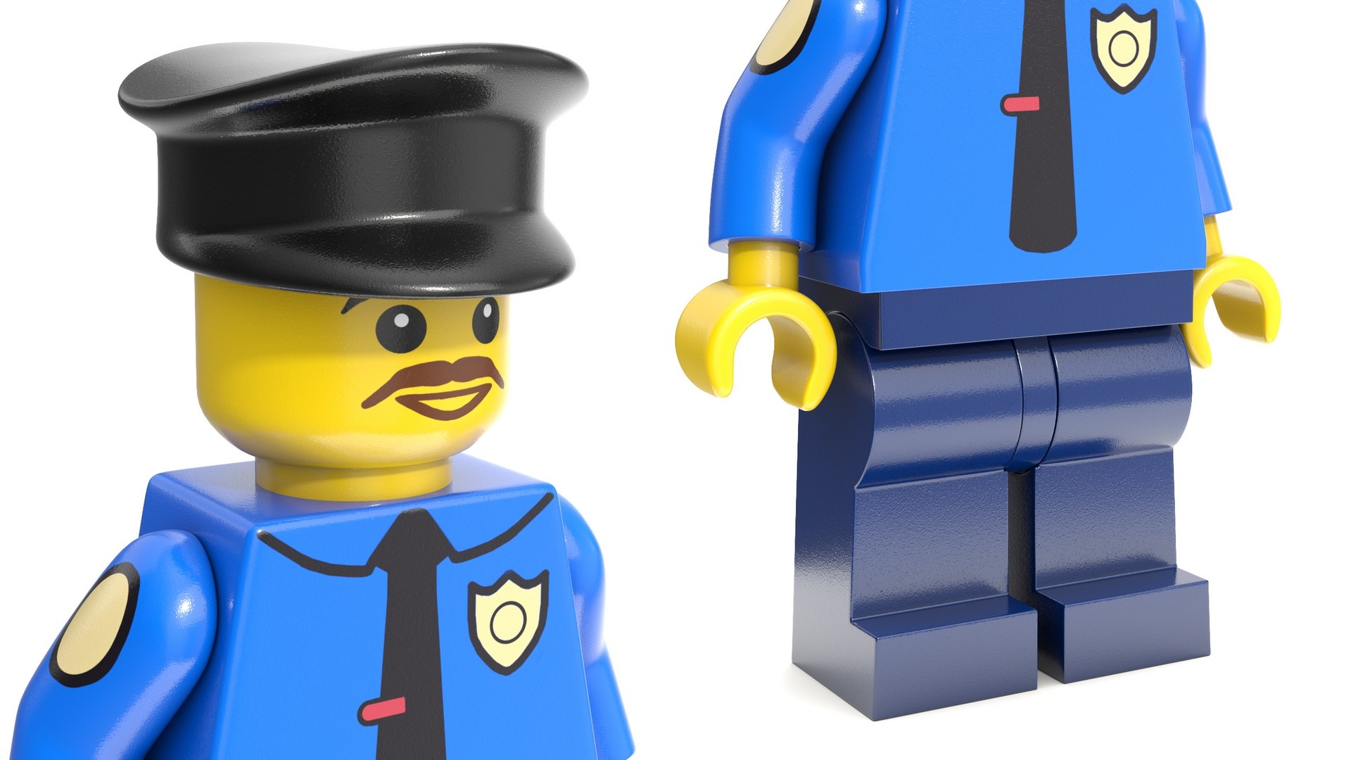 3D Minifigure LEGO Policeman Rigged - TurboSquid 2276910